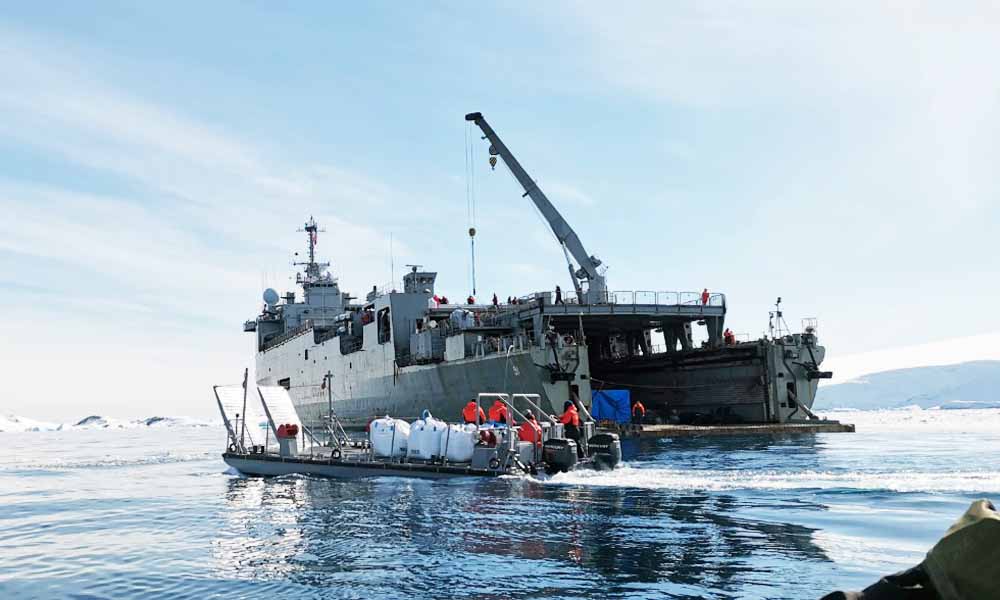 LSDH 91 “Sargento Aldea” recaló en Punta Arenas tras operaciones en el ...